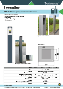 Alphatronics – StrongLine column