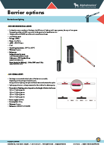 Alphatronics – Barrier boom signalization